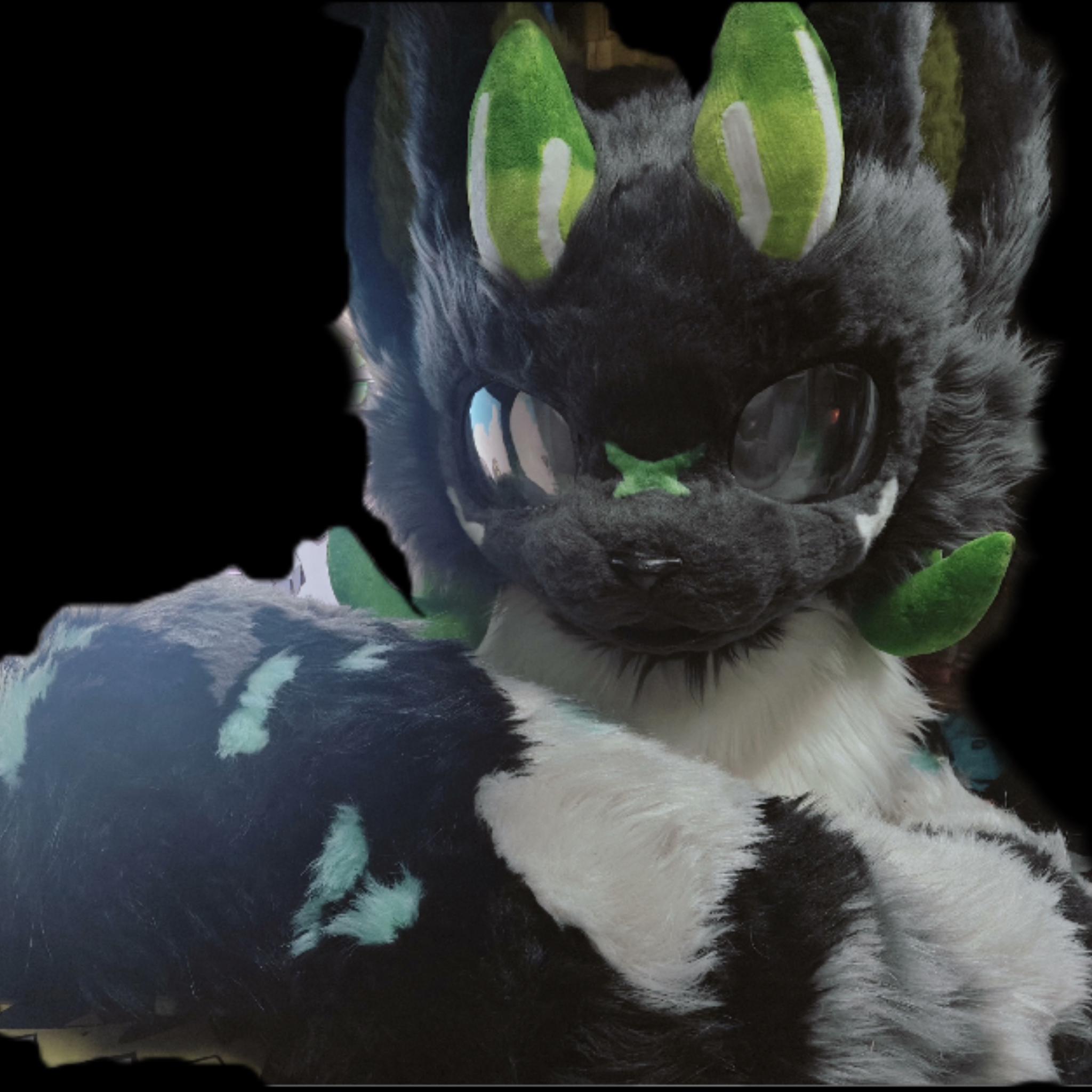 Kemono Fursuit Head, Furry Pre-made Fur Head + Tail + Foot, Furry ...