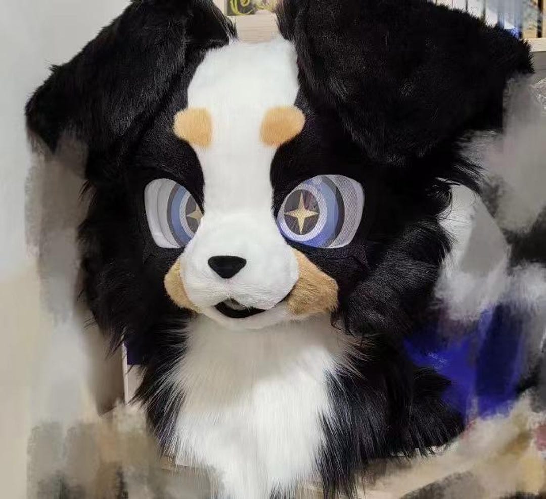 Fursuit Head, Furry Pre-made Fur Head, Furry Cosplay,fantasy Creatures ...