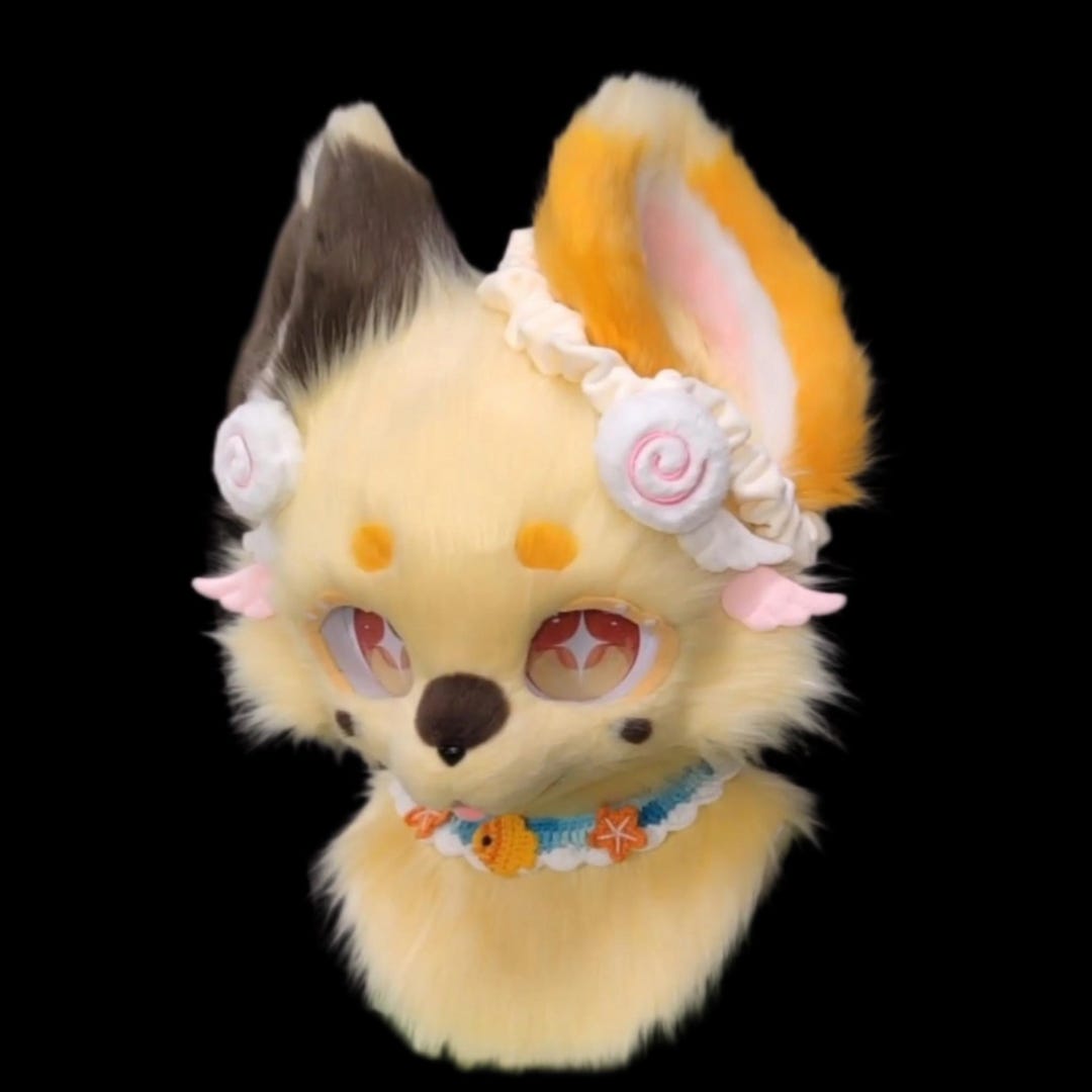 Fursuit Half Body, Furrynew Pre-made Fur Head + Hands + Foot + Tail ...