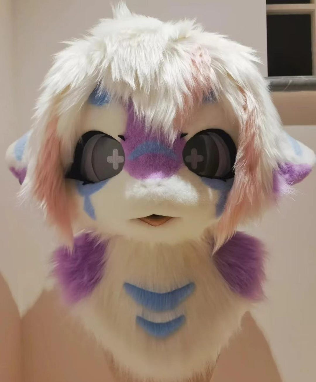 Fursuit Head Head Only, Furry Cosplay,fantasy Creatures,sheep Fish ...