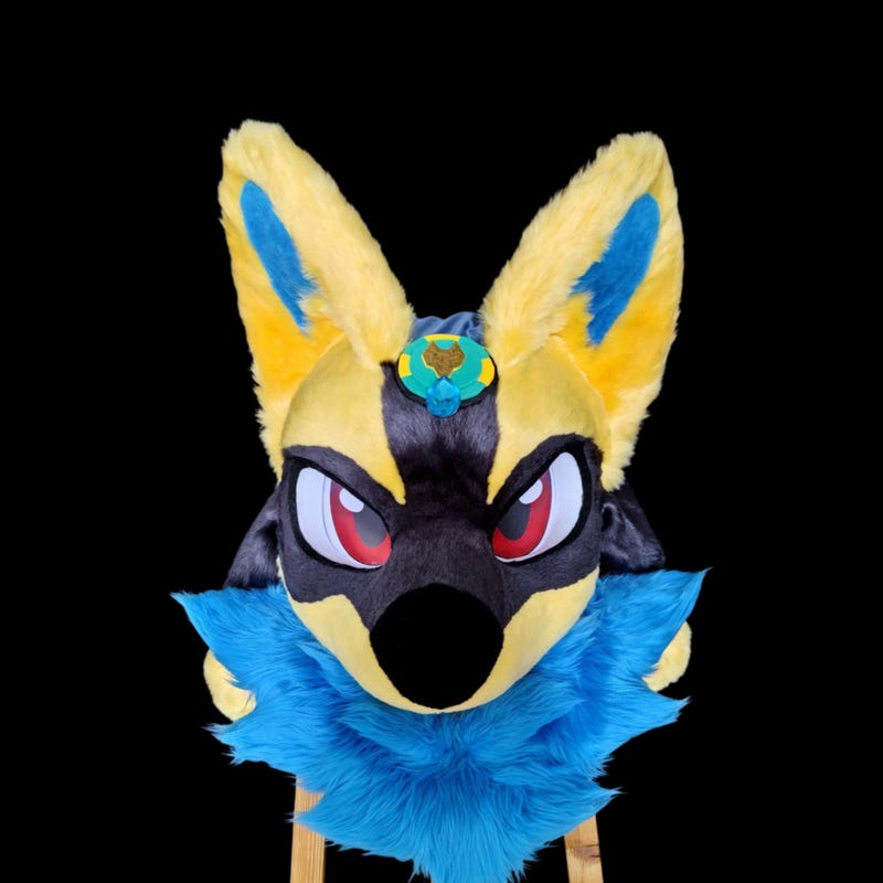 Lucario Costume - Etsy