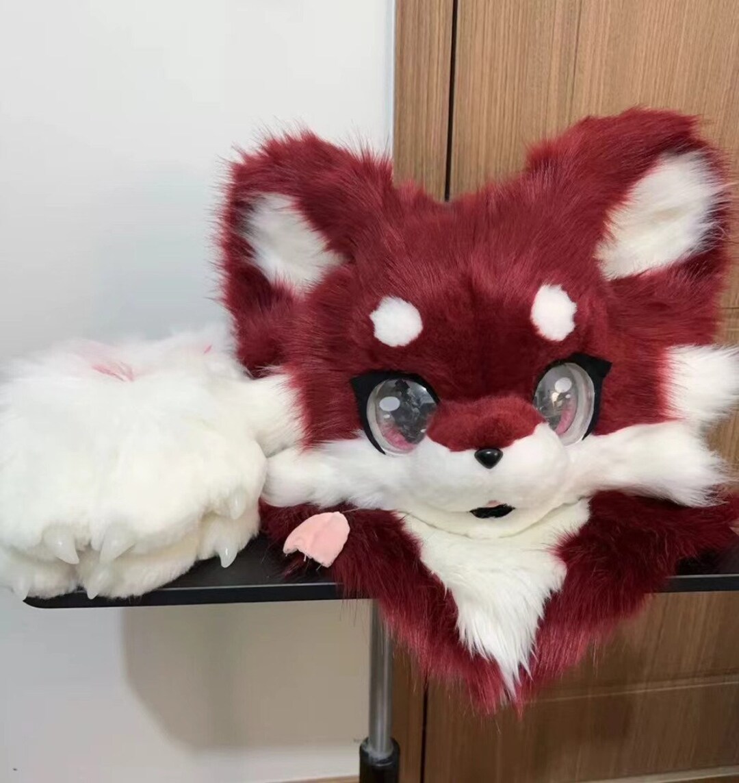 Fursuit Head Head and Claw , Furry Cosplay,kemono Furry Head,fantasy ...