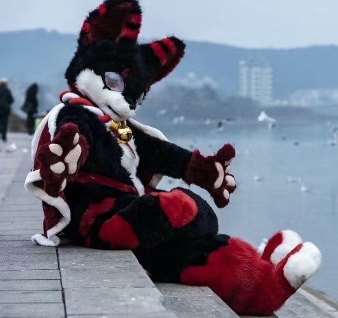 Fursuit Head Full Body, Furrynew Pre-made Fur Head, Furry Cosplay, Full ...