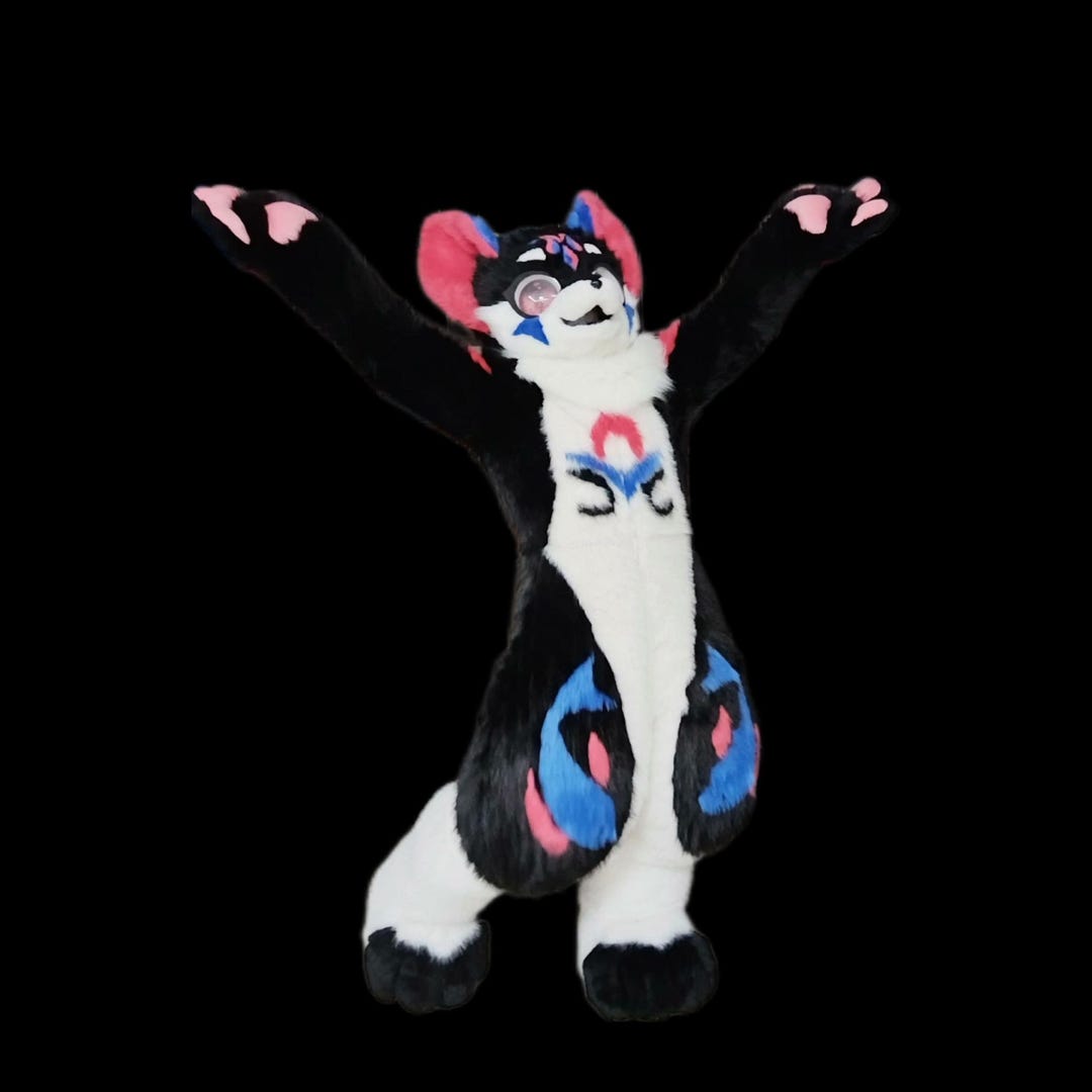 Fursuit Full Body, Furrynew Pre-made Fur Head, Furry Cosplay, Full ...