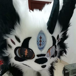 Fursuit Head - Head Only, Furry Head, Furry Cosplay, "devil Dog ...