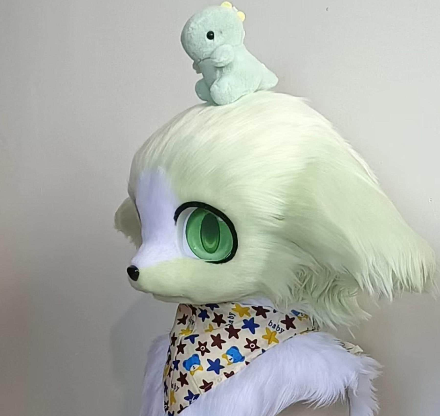Fursuit Head- Head Only,furry Cosplay,fantasy Creatures, Cute Furry ...