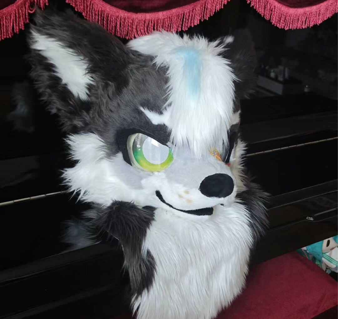 Fursuit Head Head Only , Furry Cosplay, Furry Head,fantasy Creatures ...