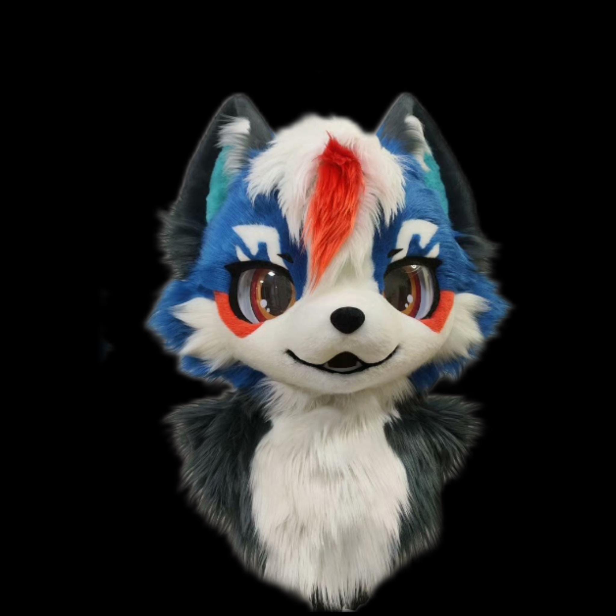 Kemono Fursuit Head, Kemono Furry Pre-made Head, Furry Cosplay, Fantasy ...