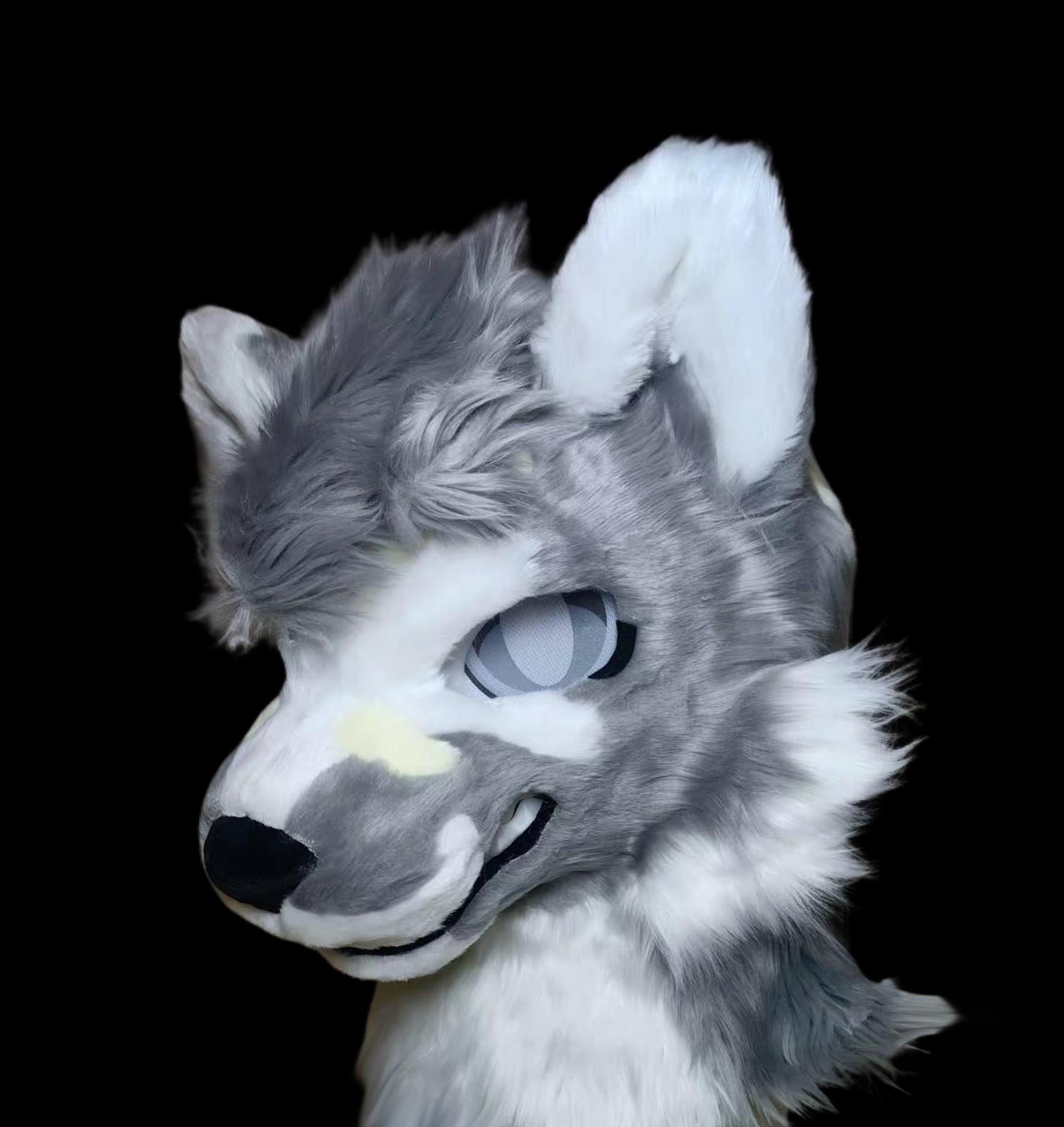 Cool Tiger Fursuit Head, Furry Pre-made Fur Head, Furry Cosplay, "white ...