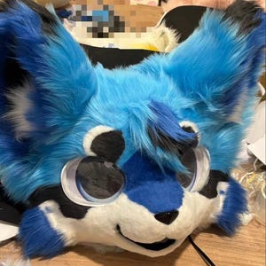 Fursuit Head, Furry Pre-made Fur Head, Furry Cosplay,fantasy Creatures ...