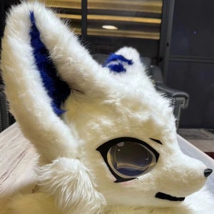 Fursuit Head, Furry Pre-made Fur Head, Furry Cosplay,fox Fursuit Head ...