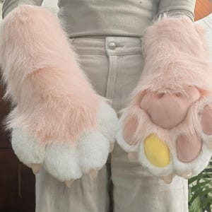 Furry Paws Custom Made, Handmade Four Finger Paws Five Finger Paws ...
