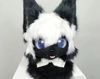Fursuit Head, Furry Pre-made Fur Head, Furry Cosplay,fantasy Creatures ...