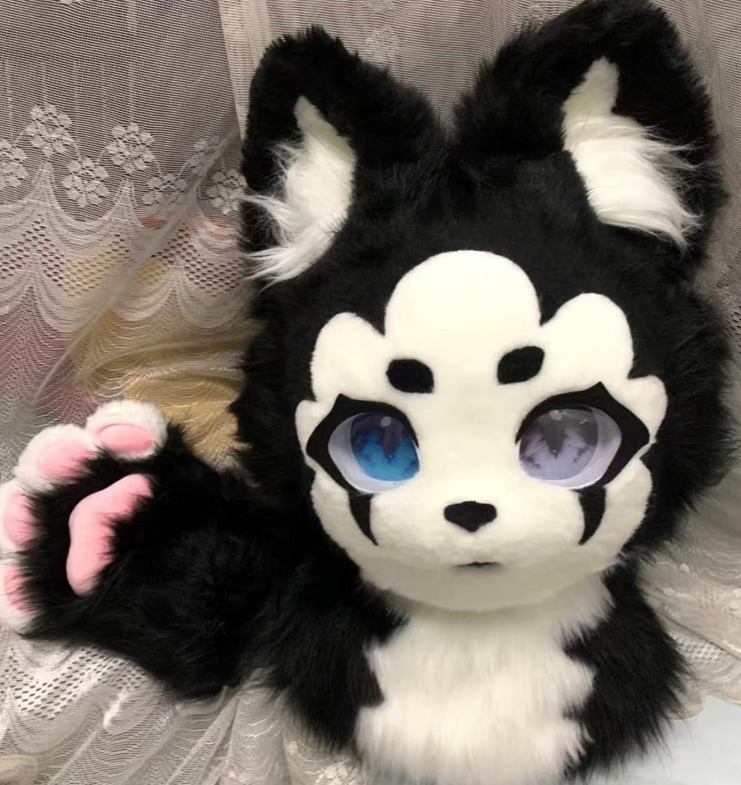 Fursuit Head - Head and Claw, Furry Head, Furry Cosplay, "little ...