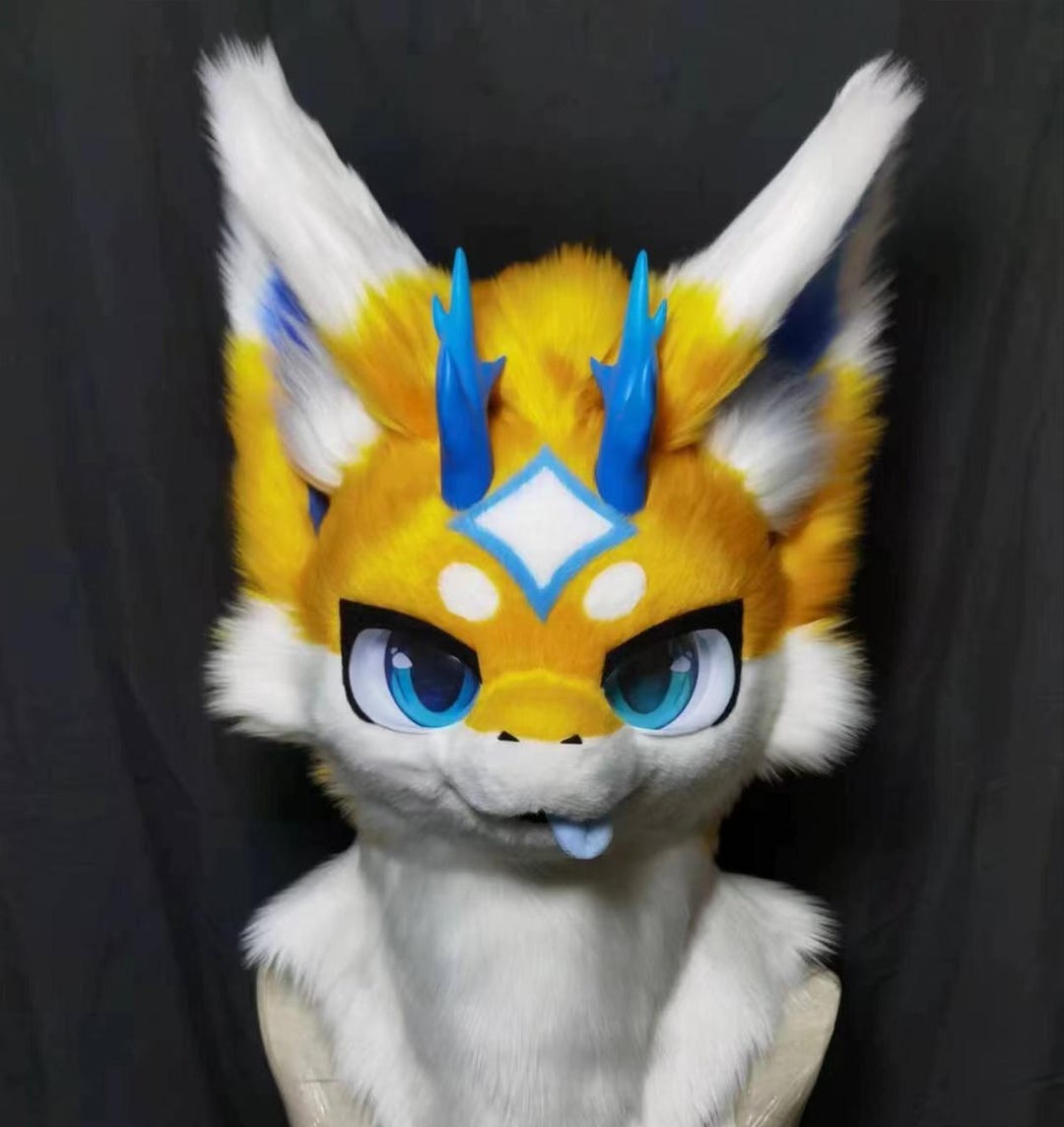 Fursuit Head - Head and Claw, Furry Head, Furry Cosplay, Fantasy ...