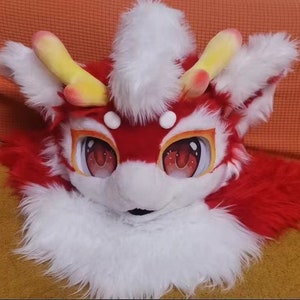 Fursuit Head, Furry Pre-made Fur Head + Claws, Furry Cosplay,fantasy ...