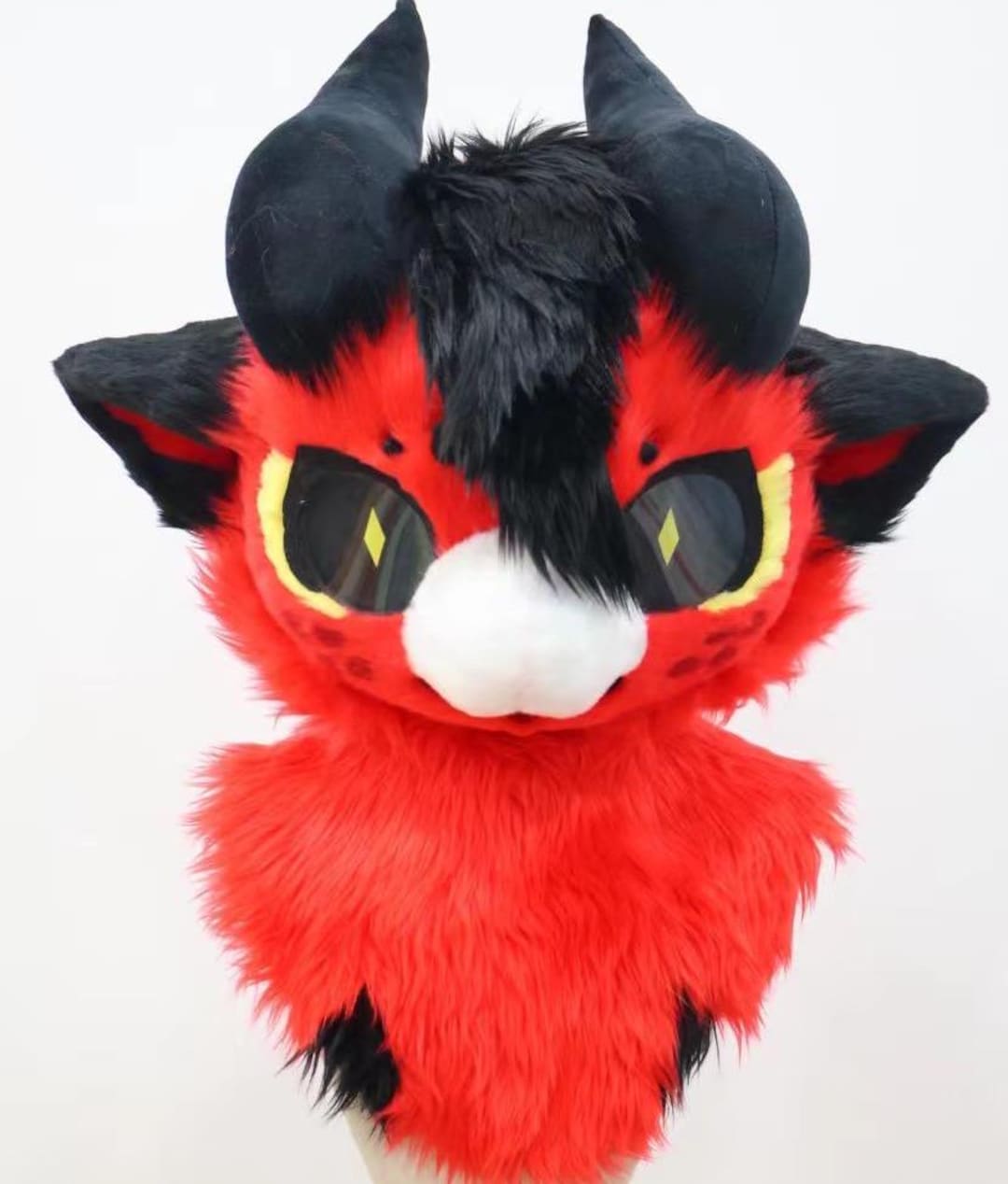 Fursuit Head, Furry Pre-made Fur Head, Furry Cosplay,fantasy Creatures ...