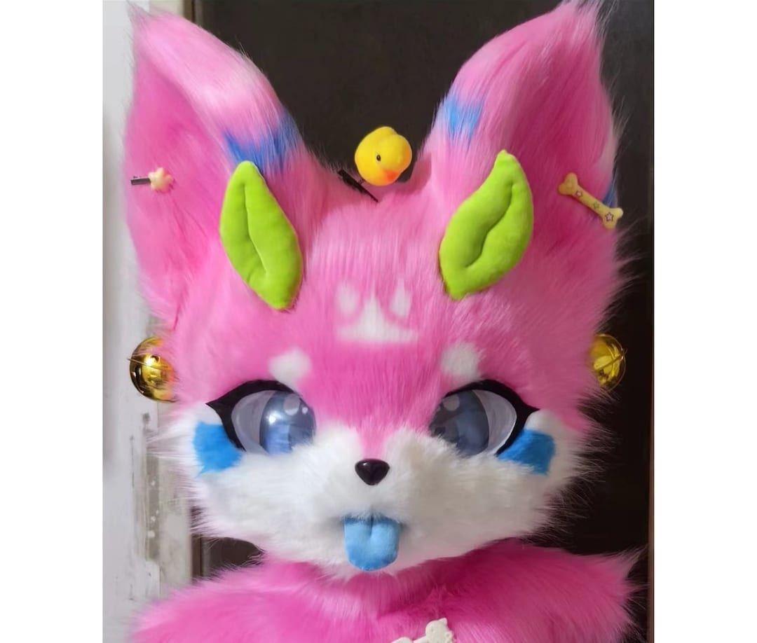 Fursuit Head, forest Berry Cat Fursuit Head, Furry Cosplay - Etsy Australia
