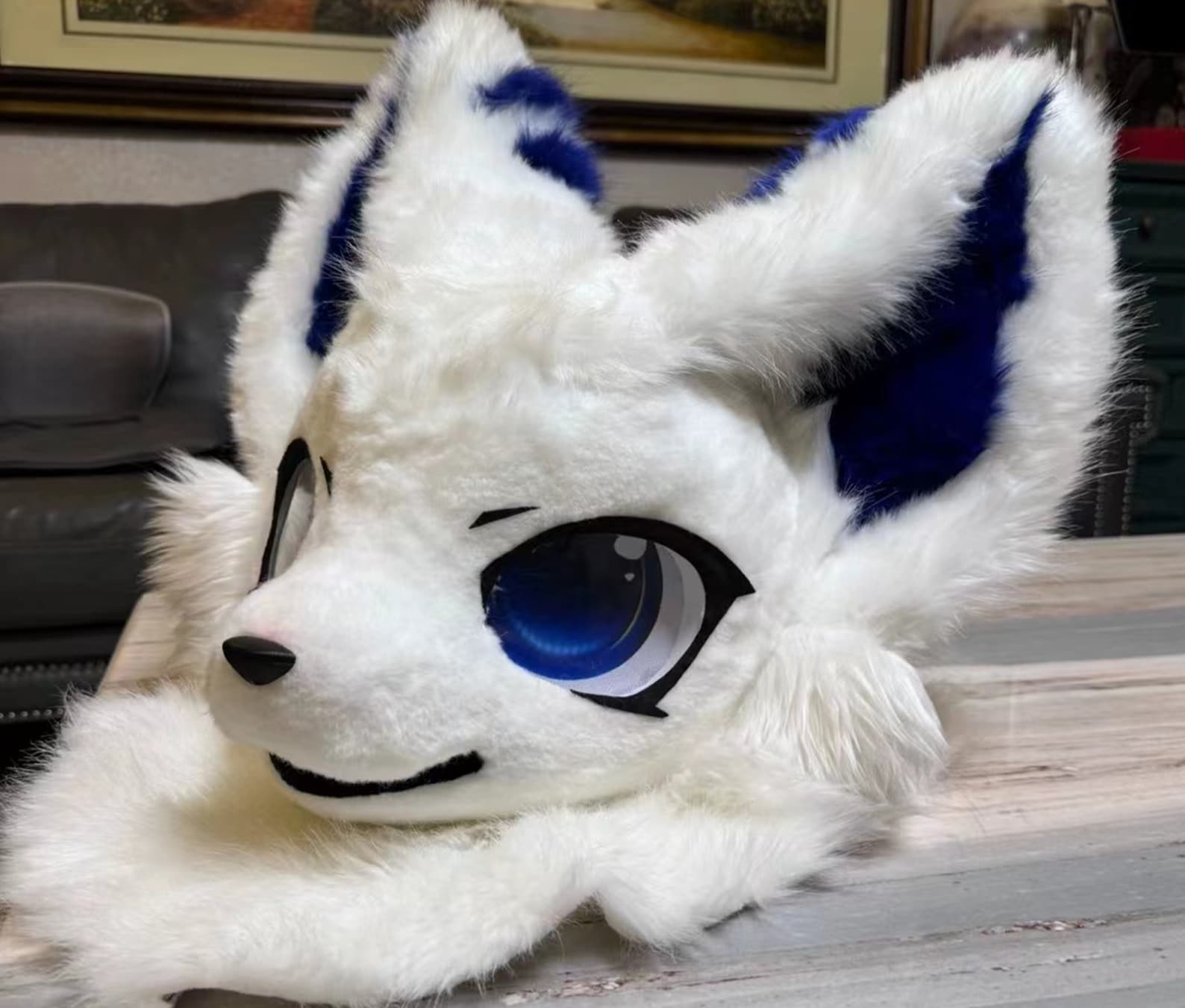 Fursuit Head, Furry Pre-made Fur Head, Furry Cosplay,fox Fursuit Head ...
