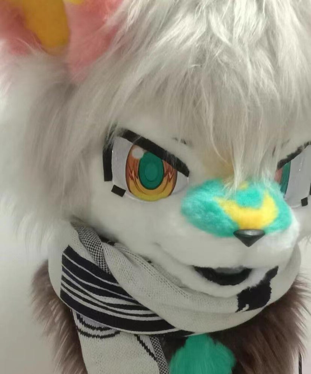 Fursuit Head, Furry Pre-made Fur Head, Furry Cosplay,fantasy Creatures ...