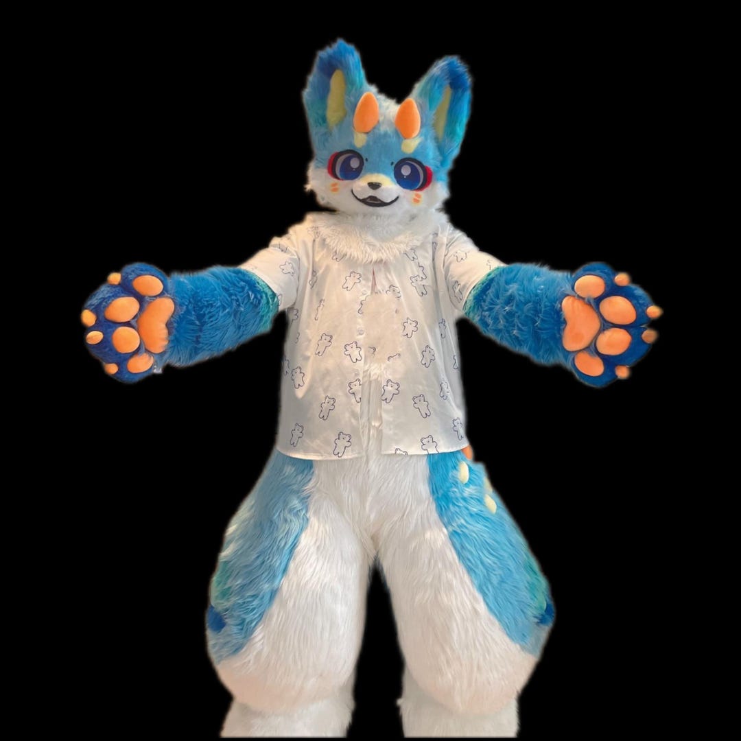 Fursuit Full Body, Furrynew Pre-made Fur Head, Furry Cosplay, Full ...