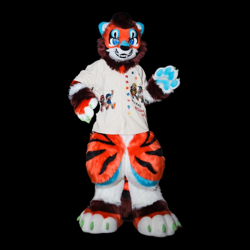 Fursuit Full Body, Furrynew Pre-made Fur Head, Furry Cosplay, Full ...