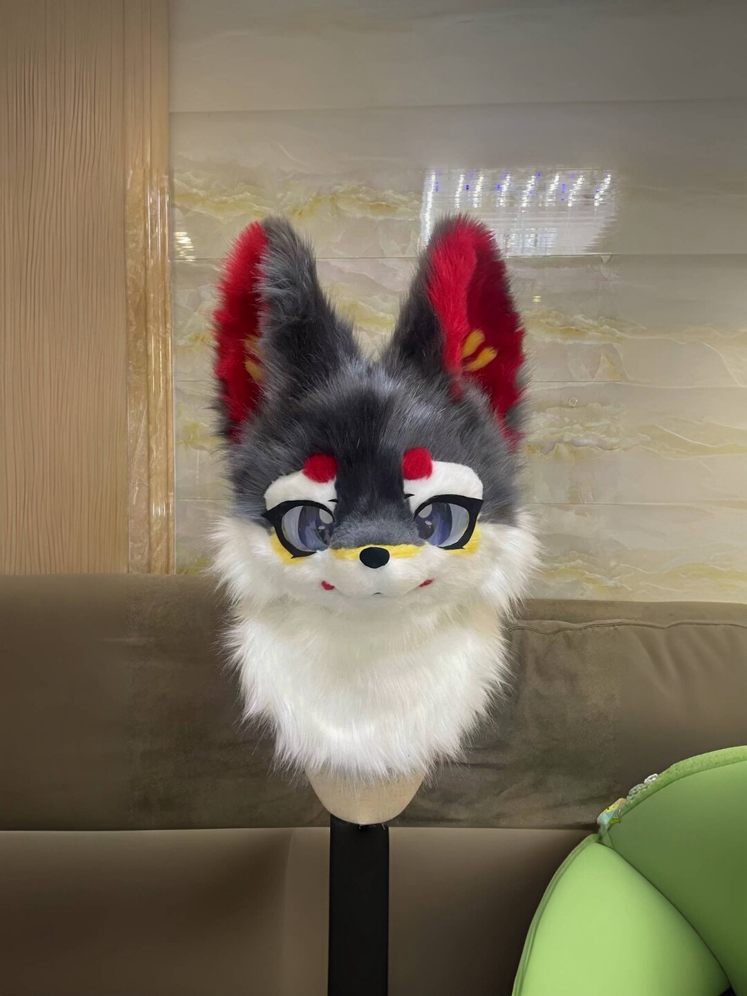 Fursuit Head Head Only, Furry Cosplay,dog Fursuit Head - Etsy