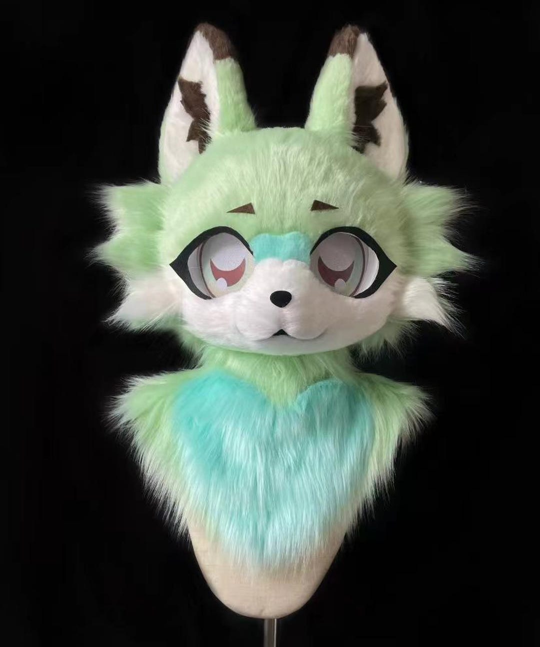 Fursuit Head, Furry Pre-made Fur Head, Furry Cosplay,fantasy Creatures ...