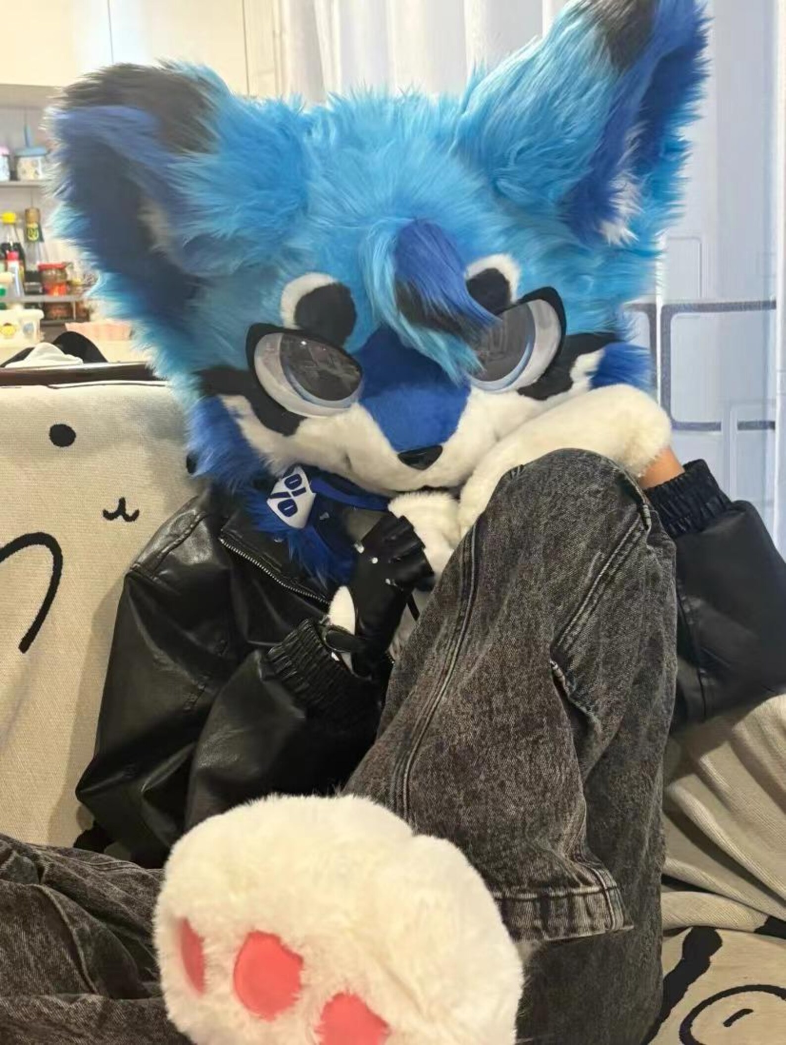 Fursuit Head, Furry Pre-made Fur Head, Furry Cosplay,fantasy Creatures ...