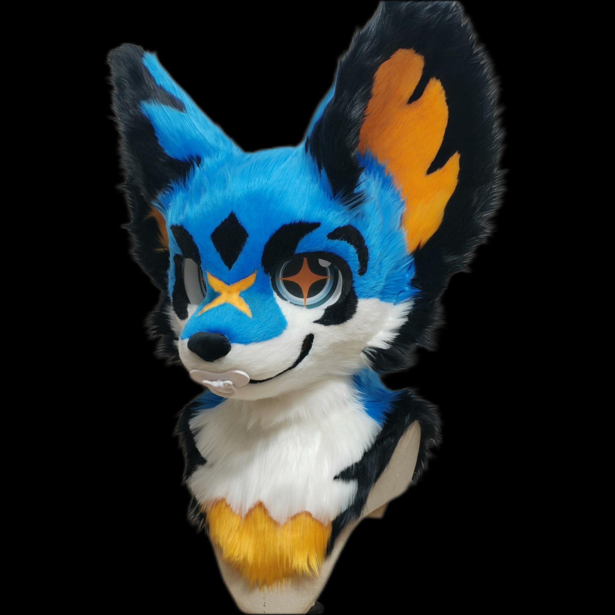 Fursuit Head, Furry Pre-made Fur Head, Furry Cosplay,fantasy Creatures ...