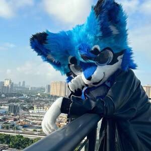 Fursuit Head, Furry Pre-made Fur Head, Furry Cosplay,fantasy Creatures ...