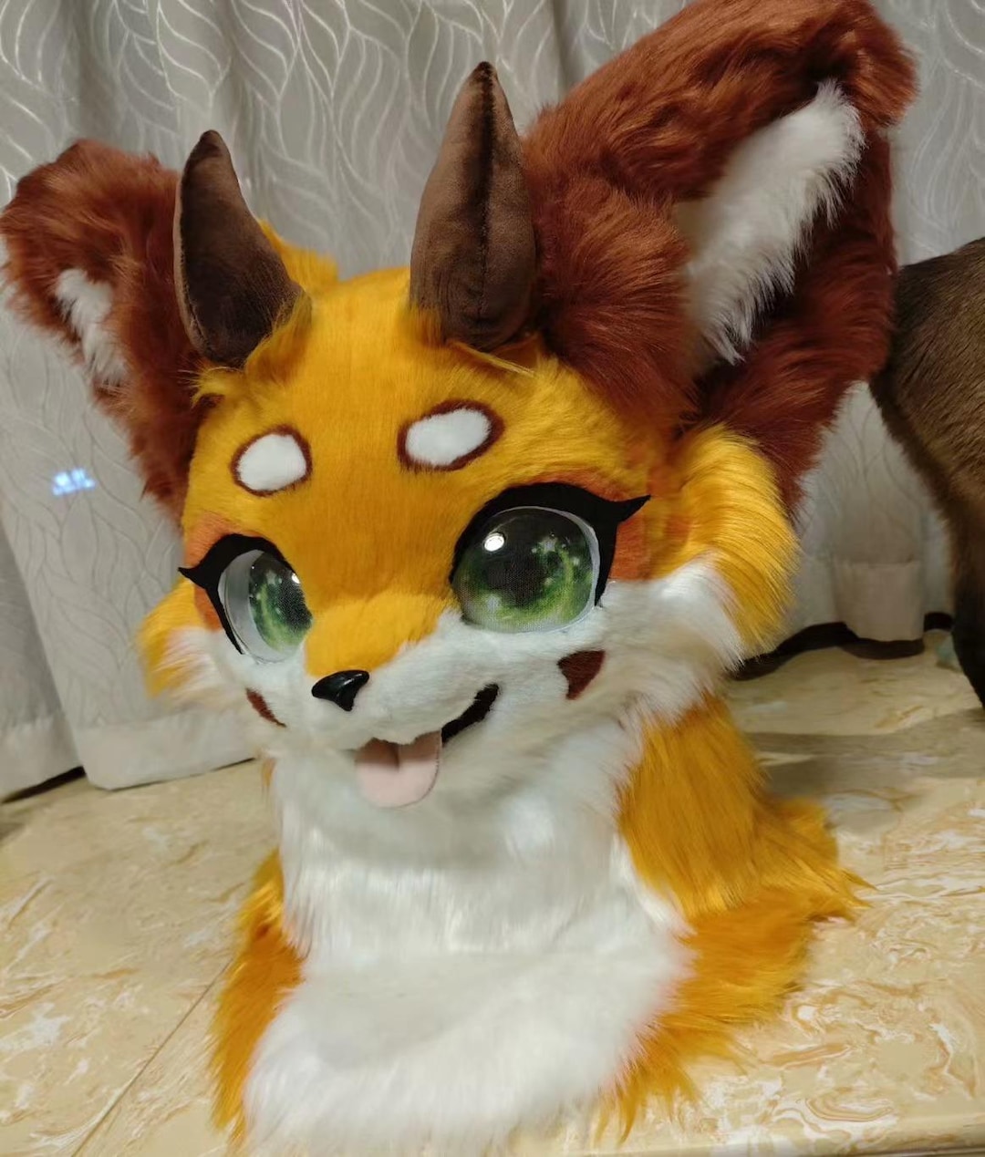 Fursuit Head Head Only, Furry Cosplay,fantasy Creatures,dragon Fursuit ...