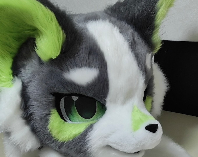 Fursuit Head Wolf Furry Head Japanese Style-premade - Etsy
