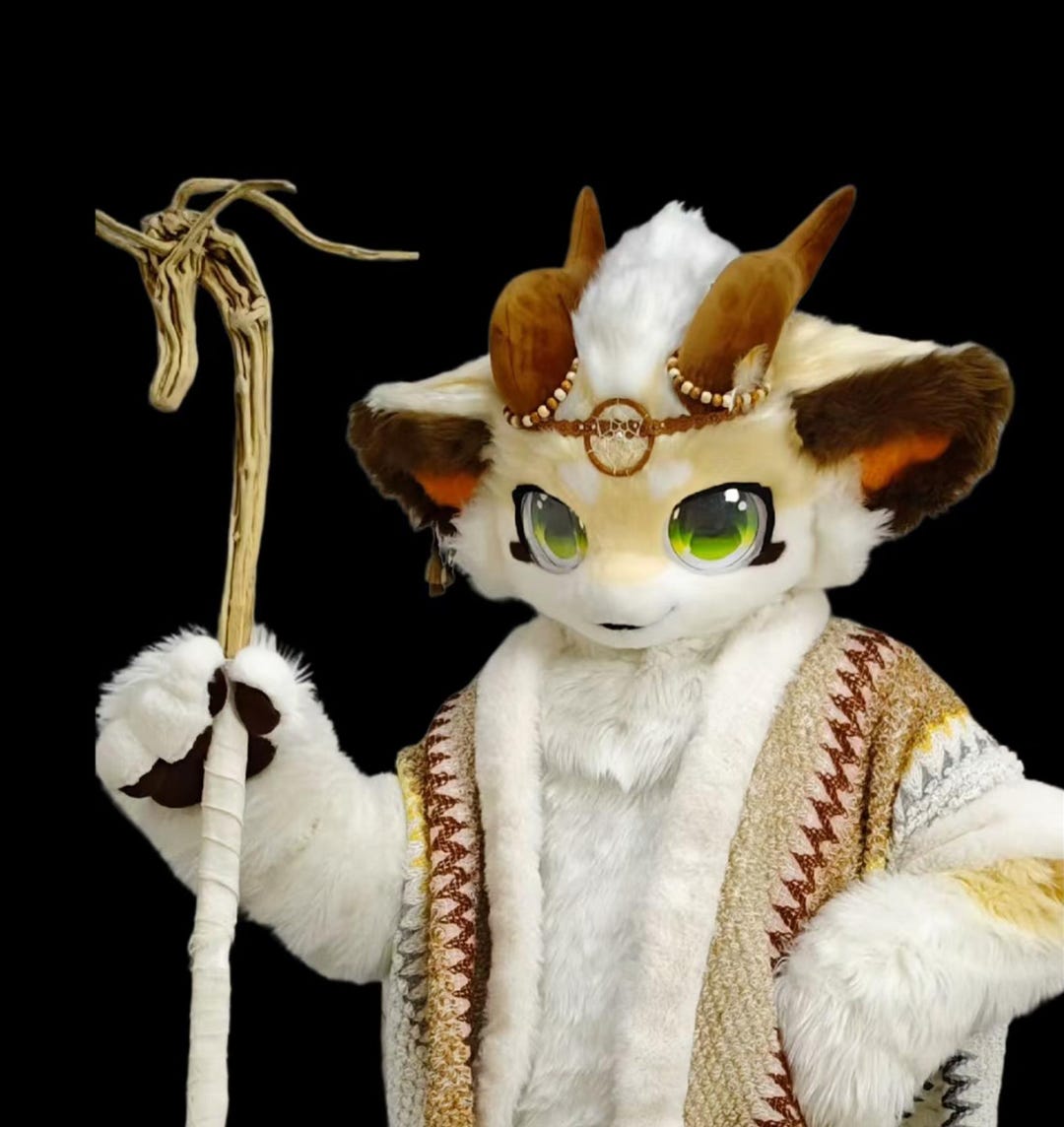 Special Link, Fursuit Head Full Body, Furry Cosplay,fantasy Creatures ...