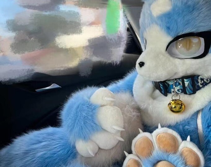 Fursuit Head Full Body, Furrynew Pre-made Fur Head, Furry Cosplay, Full ...