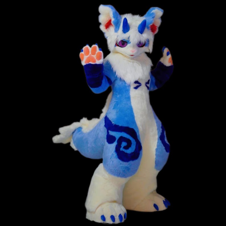 Fursuit Full Body, Furrynew Pre-made Fur Head, Furry Cosplay, Full ...