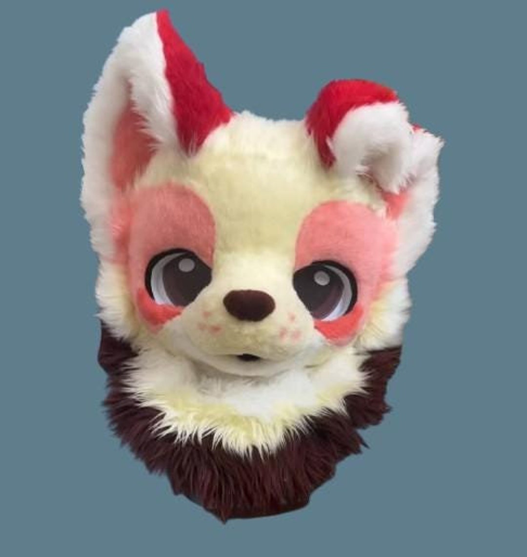 Fursuit Head Head Only, Furry Cosplay,fantasy Creatures,dogfursuit Head ...