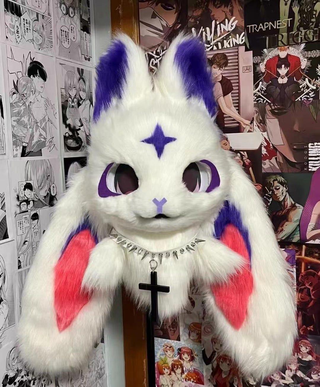 Fursuit Head, Furry Pre-made Fur Head + Paws, Furry Cosplay,fantasy ...