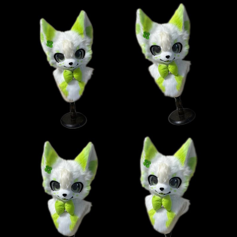 Fursuit Half Body, Furrynew Pre-made Fur Head + Hands + Tail, Furry ...