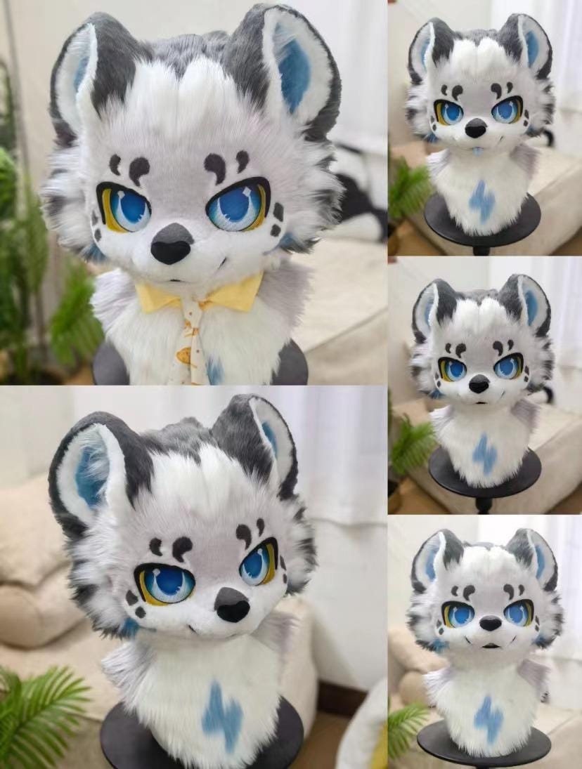 Furry Head Custom, Fursuit Full Suit Custom Commission, Furry Head Body ...