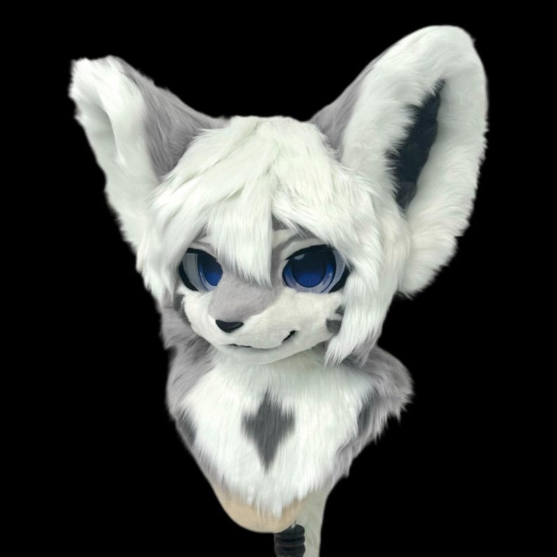 Apple Fox Fursuit Head, Furry Pre-made Fur Head, Furry Cosplay,fantasy ...
