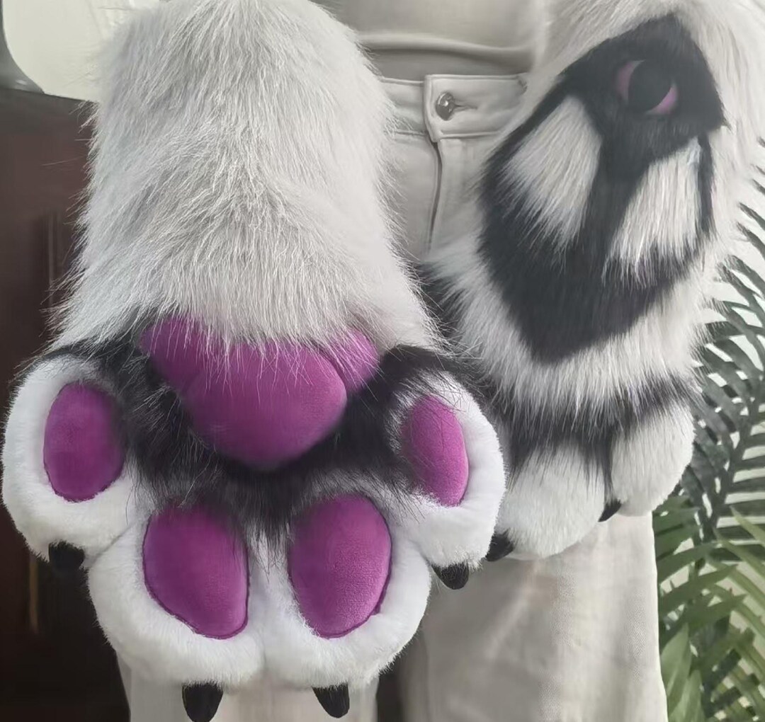 Furry Paws Custom Made, Handmade Four Finger Paws Five Finger Paws ...