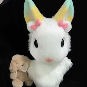 Fursuit Head Head Only, Furry Cosplay,fantasy Creatures, Realistic ...
