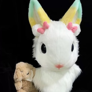 Fursuit Head- Head Only, Furry Cosplay,fantasy Creatures, Realistic ...