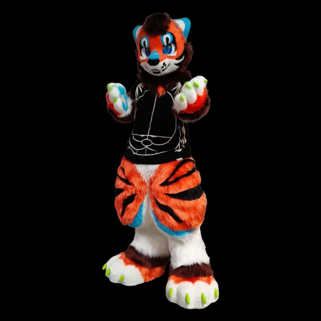 Fursuit Full Body, Furrynew Pre-made Fur Head, Furry Cosplay, Full ...
