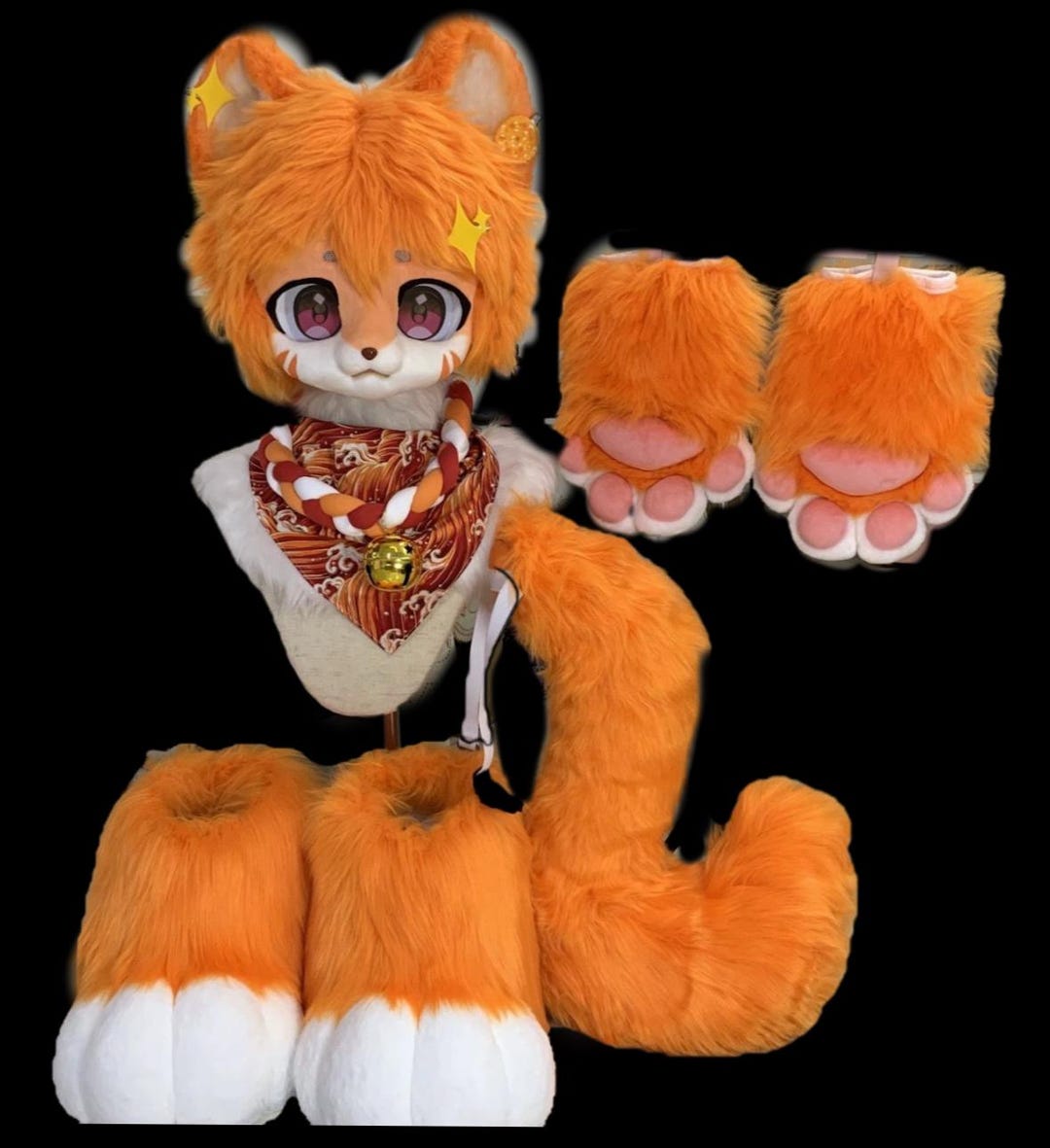 Fursuit Head-head+claw+tail+feet,furry Cosplay,fantasy Creatures ...