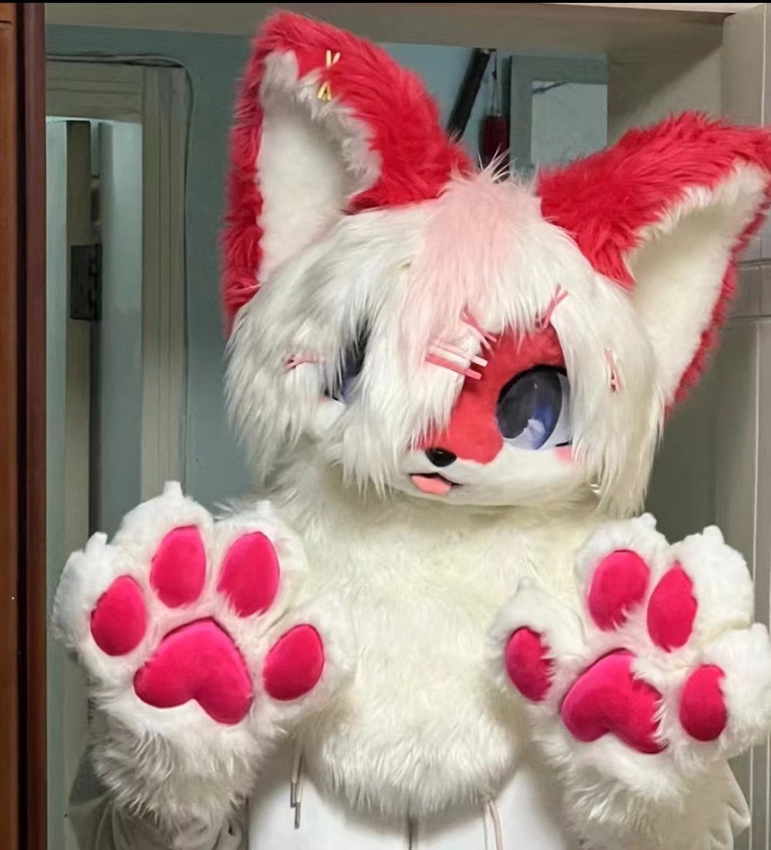 Fursuit Head Head and Claw, Furry Cosplay,fantasy Creatures,fox Fuesuit ...