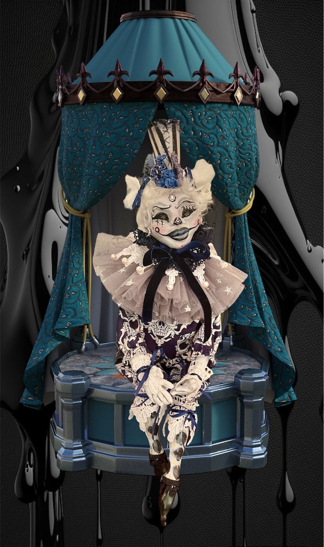Lady Macabra the Dark Circus Clown - Etsy