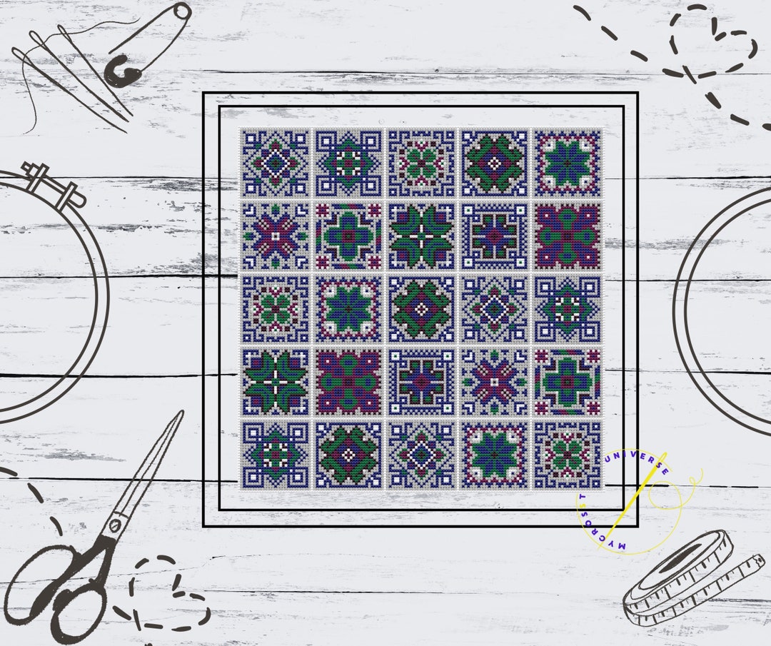 Ukrainian Ornament Cross Stitch Pattern, Hutsul Design (digital PDF) - Etsy