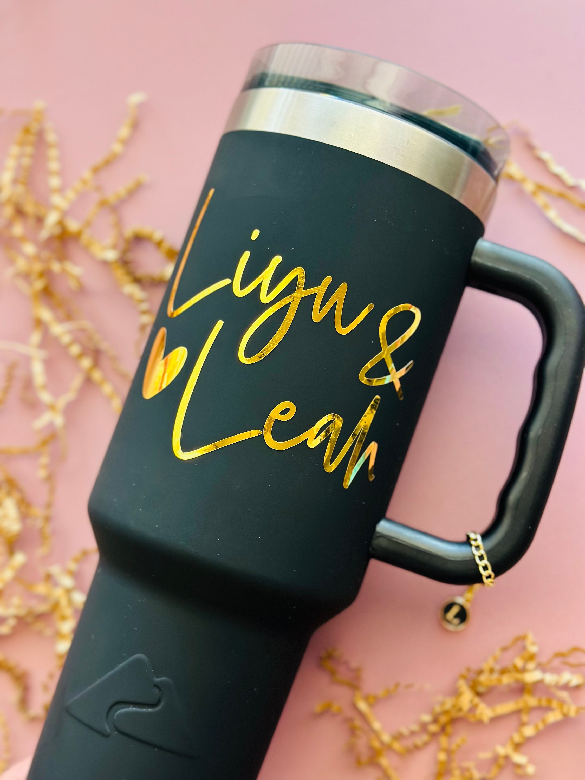 40 Oz Tumbler With Handle, Hot and Cold Drinks, Work Cup, Sports Cup ...